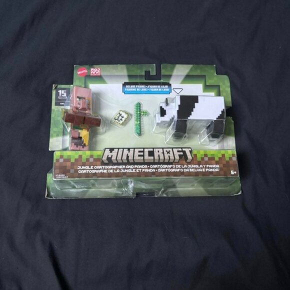Toys | Mattel Minecraft Jungle Cartographer Panda Map Bambo | Poshmark